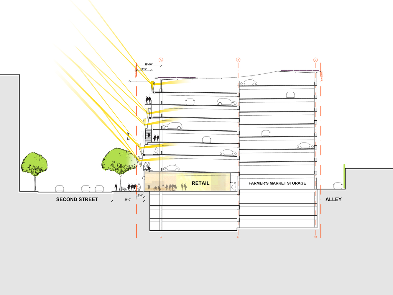 Gallery of City of Santa Monica Parking Structure #6 / Behnisch ...