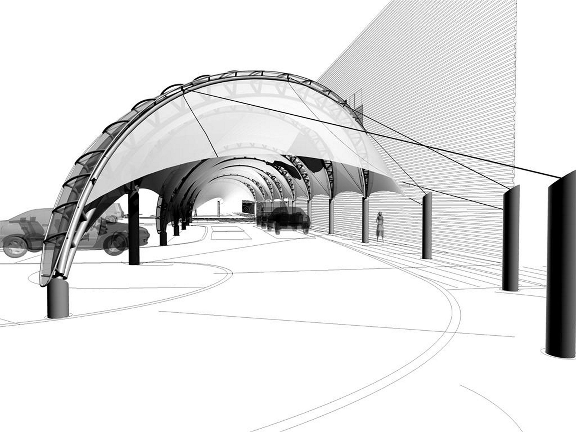 画廊 联合国总部临时入口亭设计 / FTL Design Engineering Studio - 21