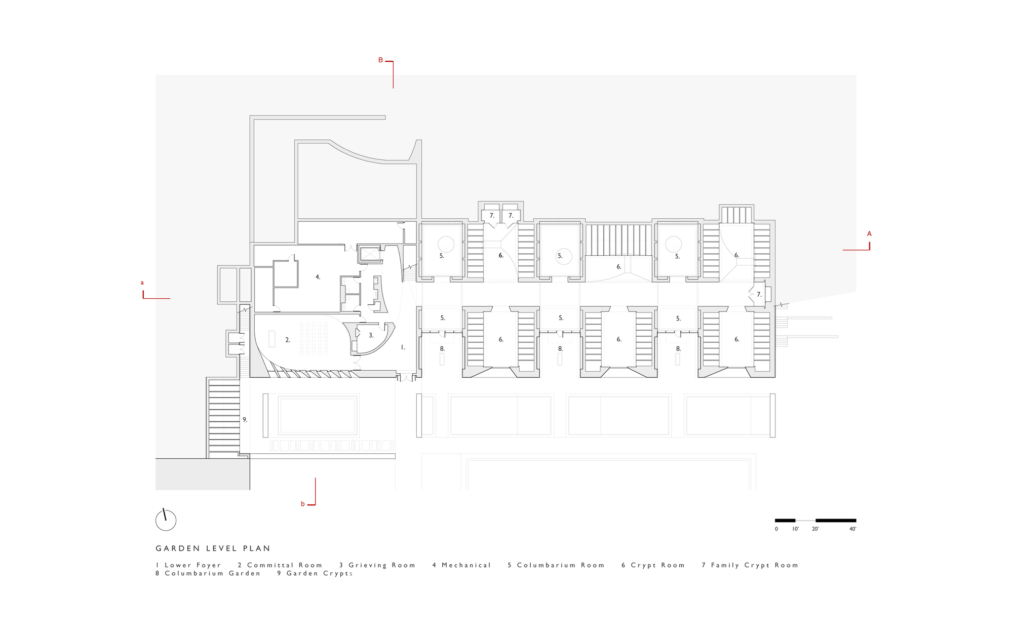 Gallery of Lakewood Cemetery Garden Mausoleum / HGA Architects and ...
