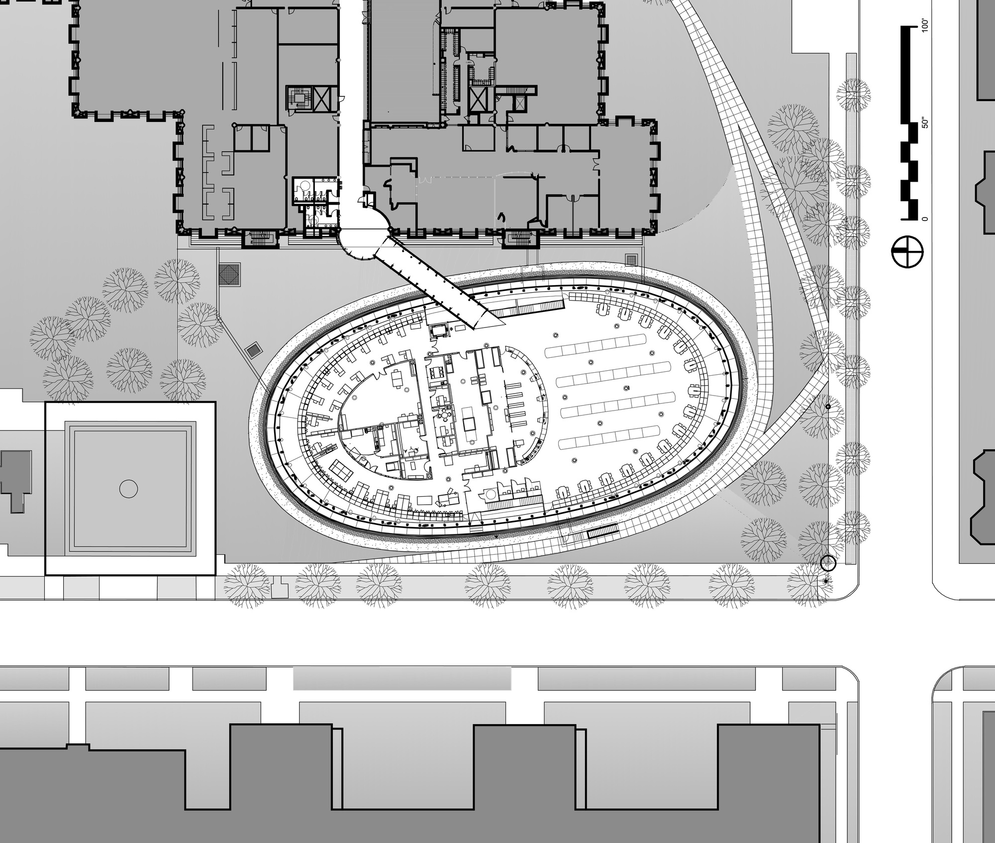 Gallery of Joe & Rika Mansueto Library / Murphy Jahn - 19