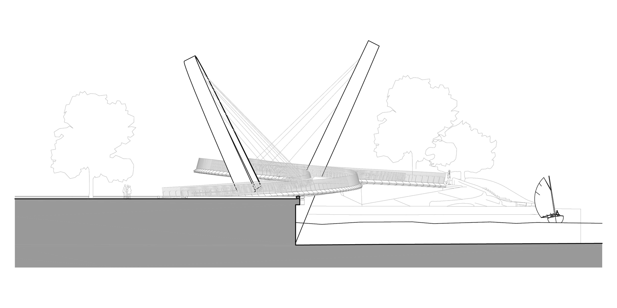 Gallery of Queen Elizabeth Quay Bridge / Arup Associates - 15