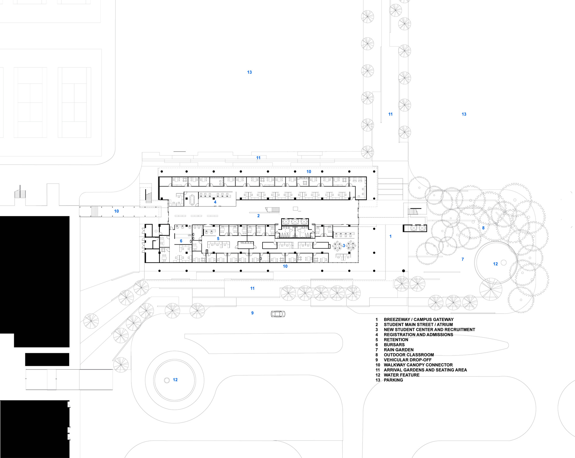Miami Dade College Kendall Campus Map