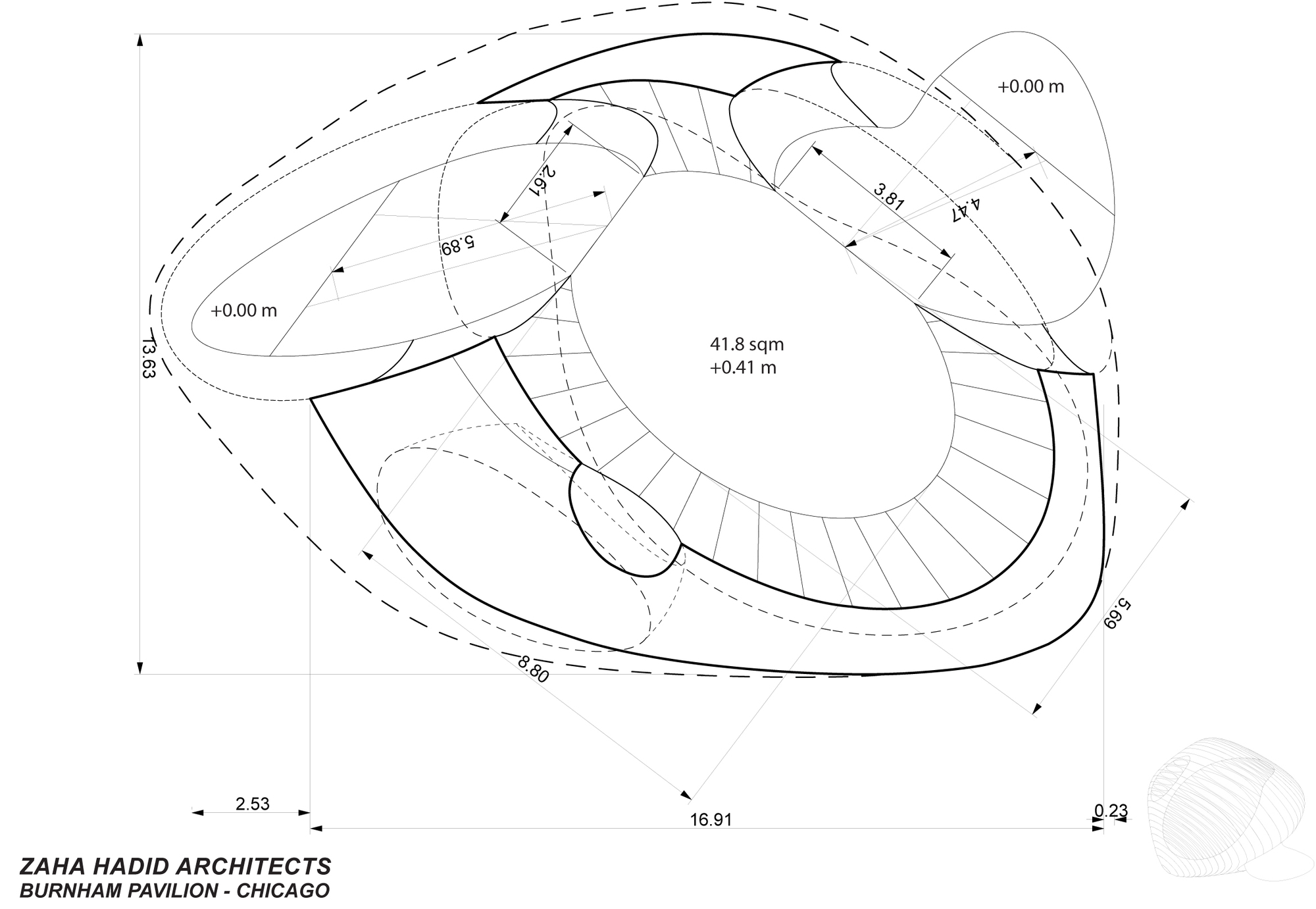 Gallery of Burnham Pavilion / Zaha Hadid Architects - 28