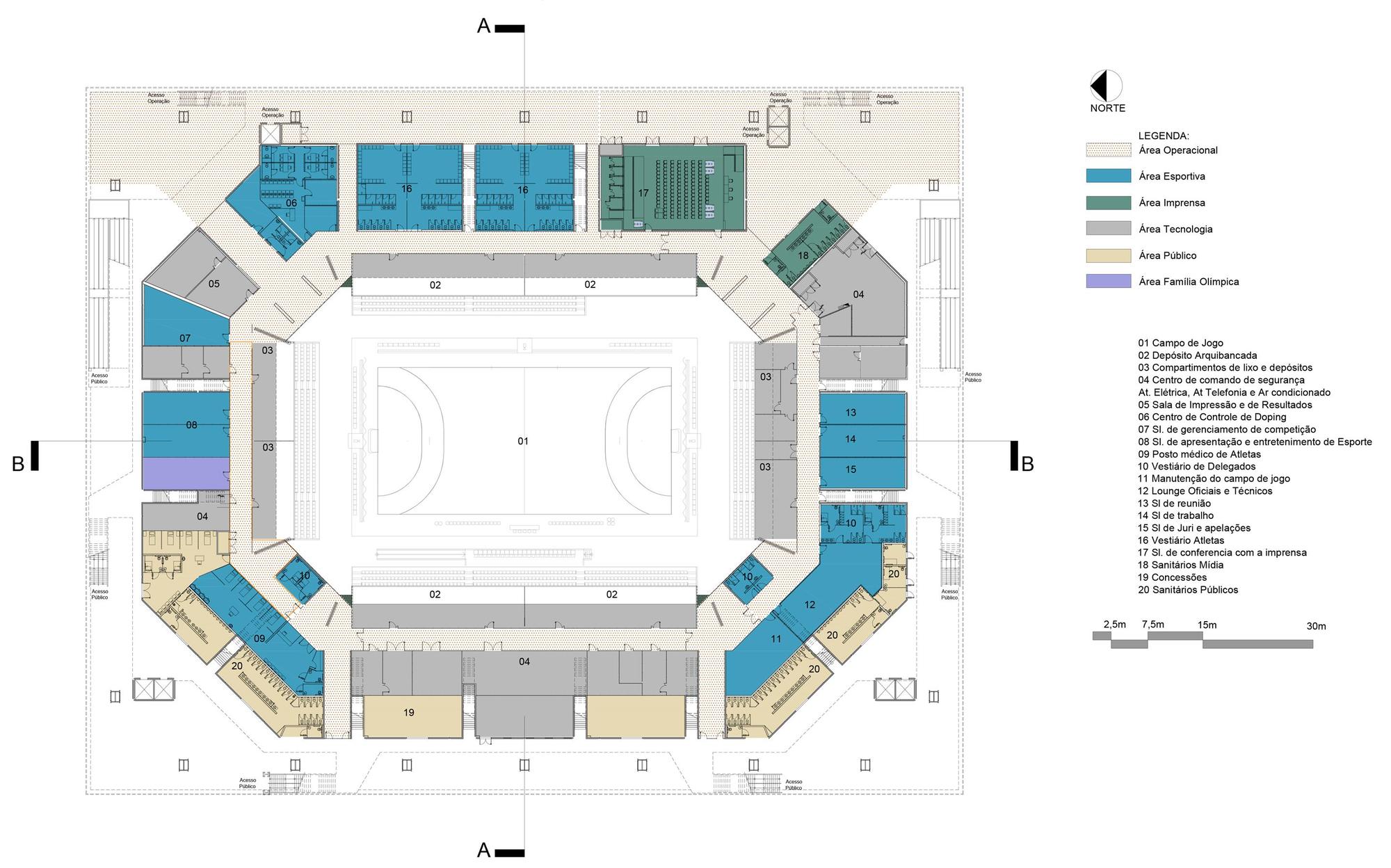 Gallery of Rio 2016 Olympic Handball Arena / Lopes Santos e Ferreira ...