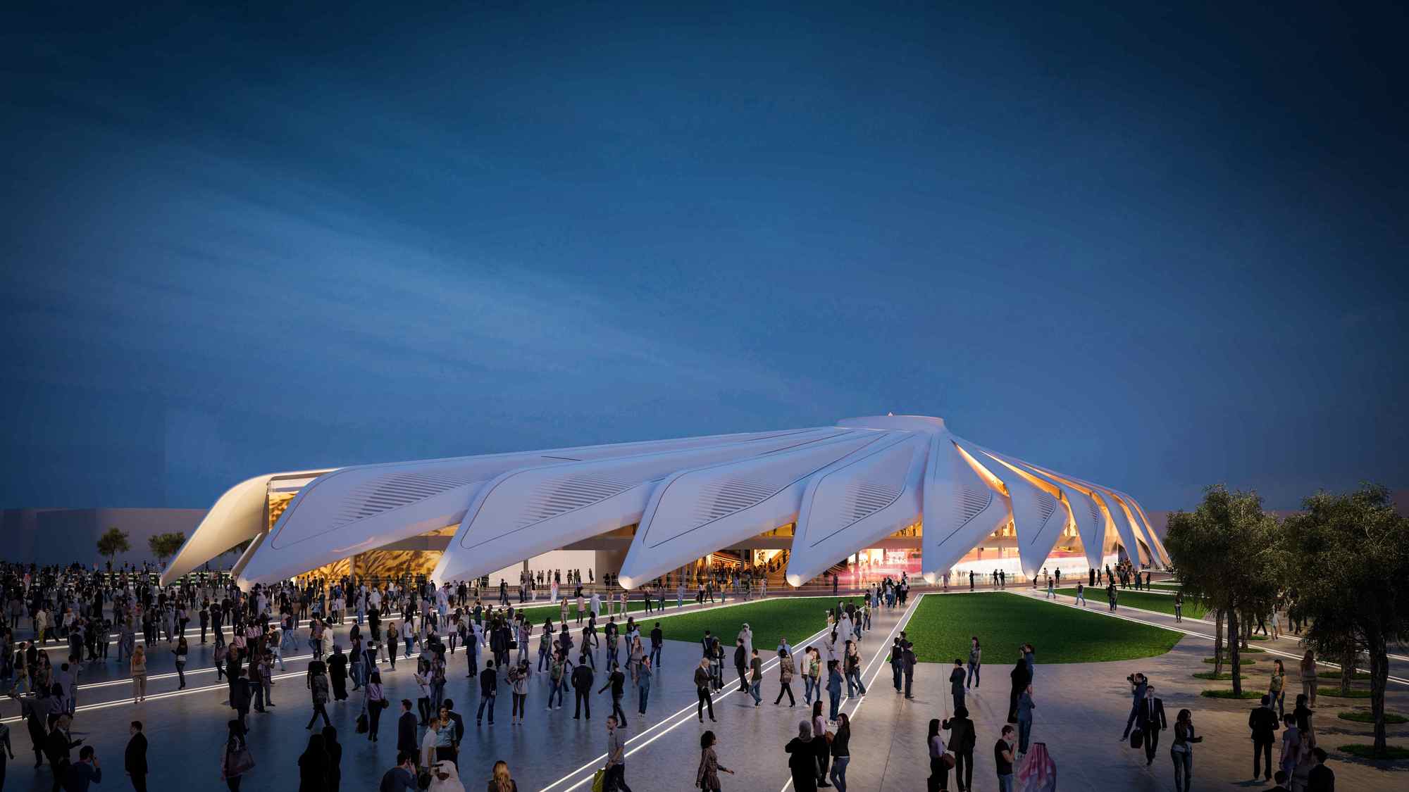 Gallery of Santiago Calatrava's Winning Design for the UAE Pavilion at ...