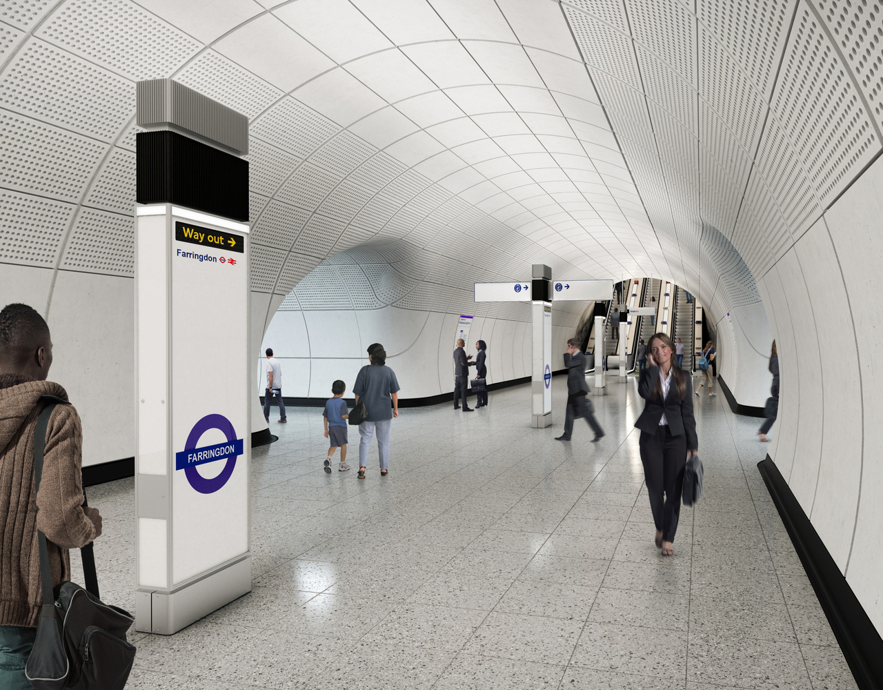 Gallery of Crossrail Unveils New Station Designs for London's Elizabeth ...
