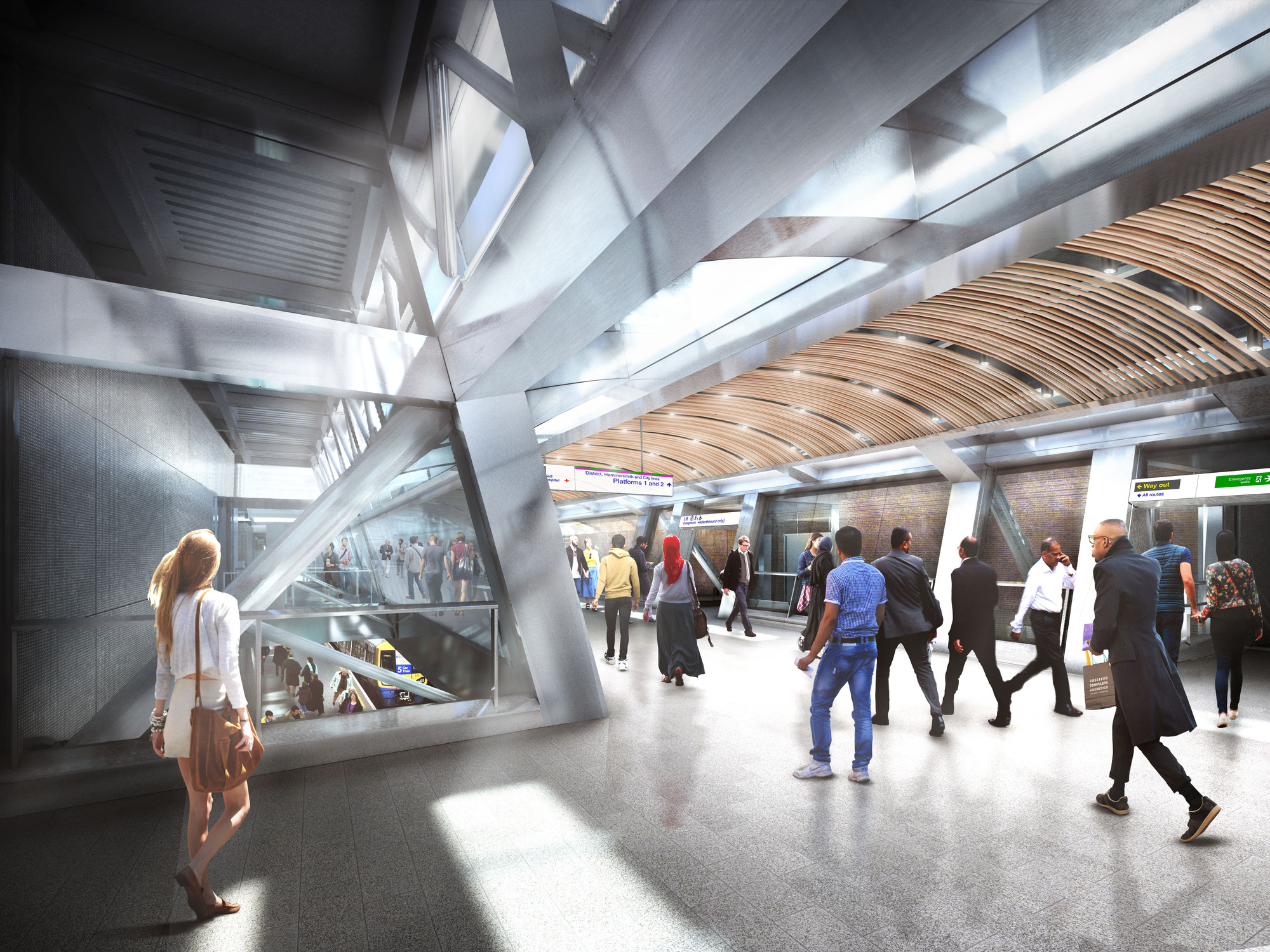 Gallery of Crossrail Unveils New Station Designs for London's Elizabeth ...