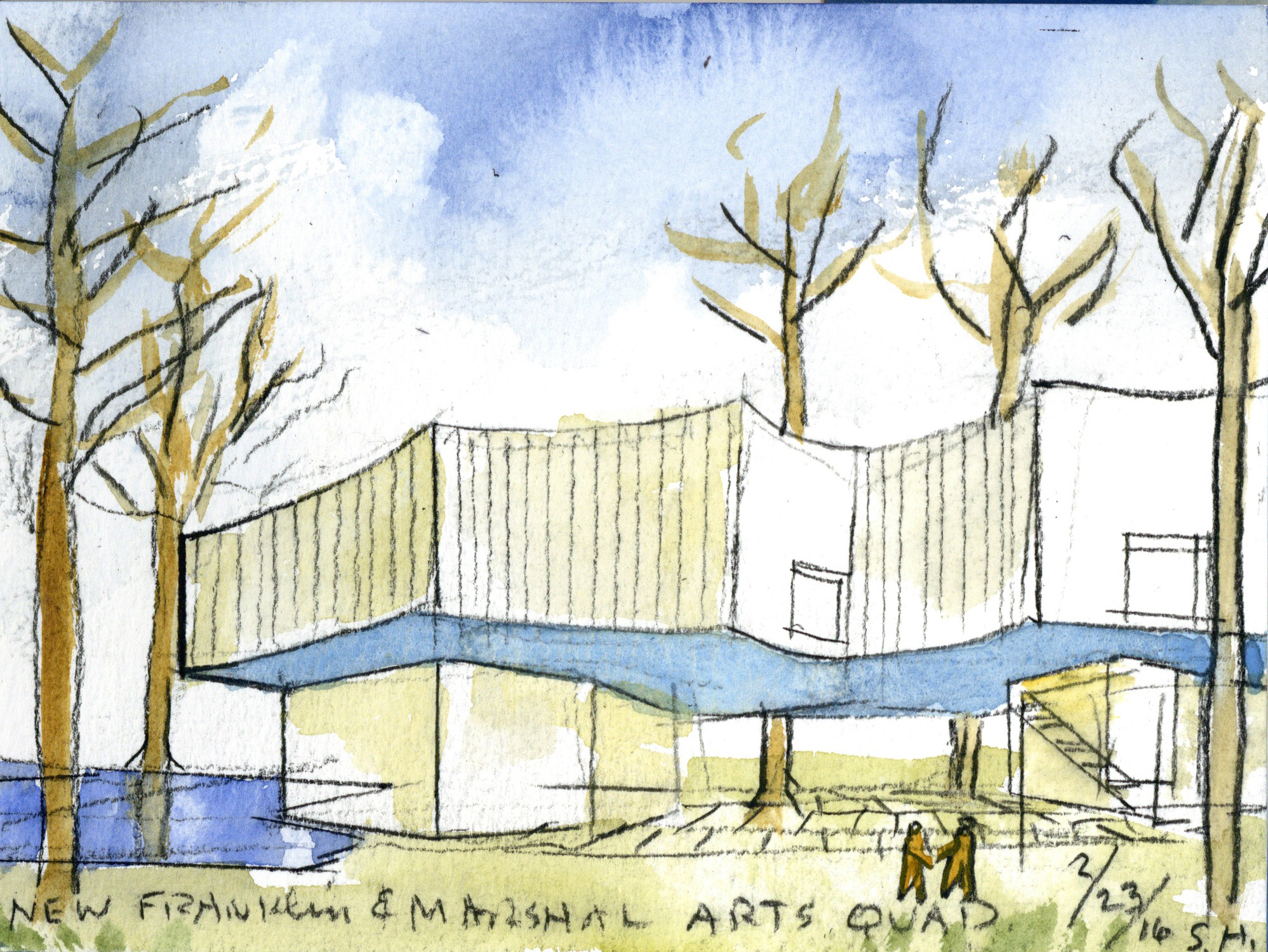 Gallery of Steven Holl Designs a New Visual Arts Building for Franklin ...