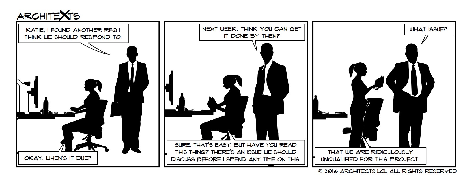 Comic Break: "RFQ Problems" | ArchDaily