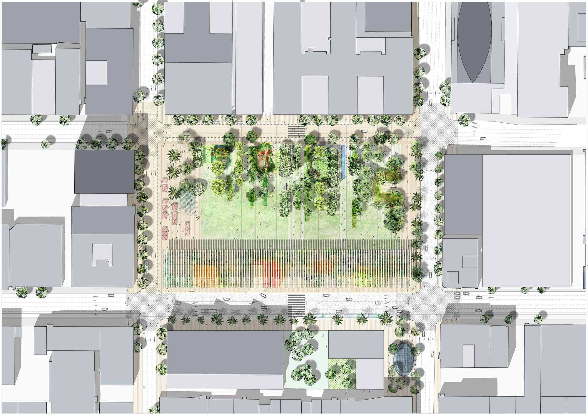 Gallery of Agence Ter Selected to Redesign LA's Pershing Square with ...
