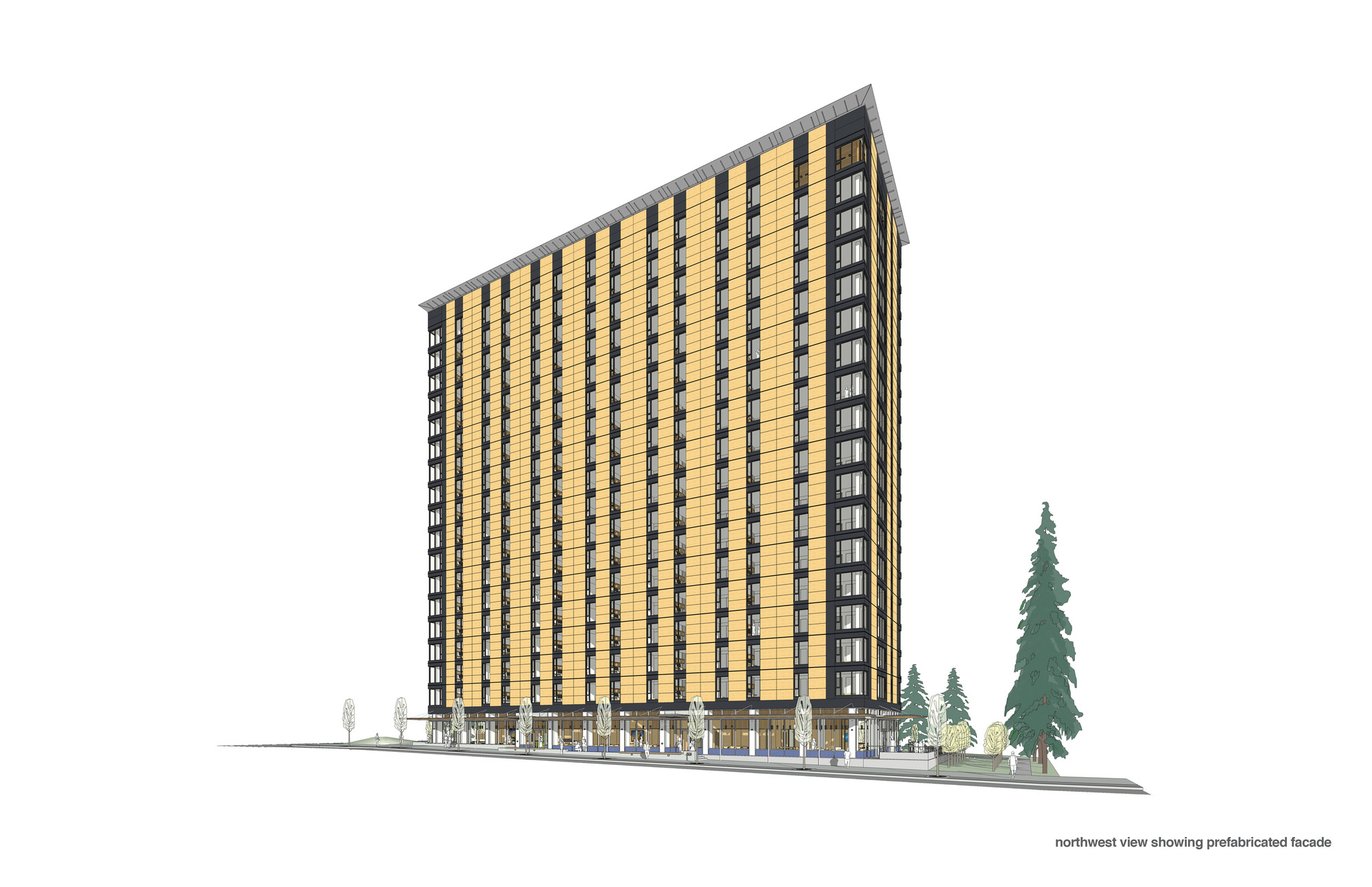 Gallery of Construction of the World's Tallest Timber Tower is Underway ...