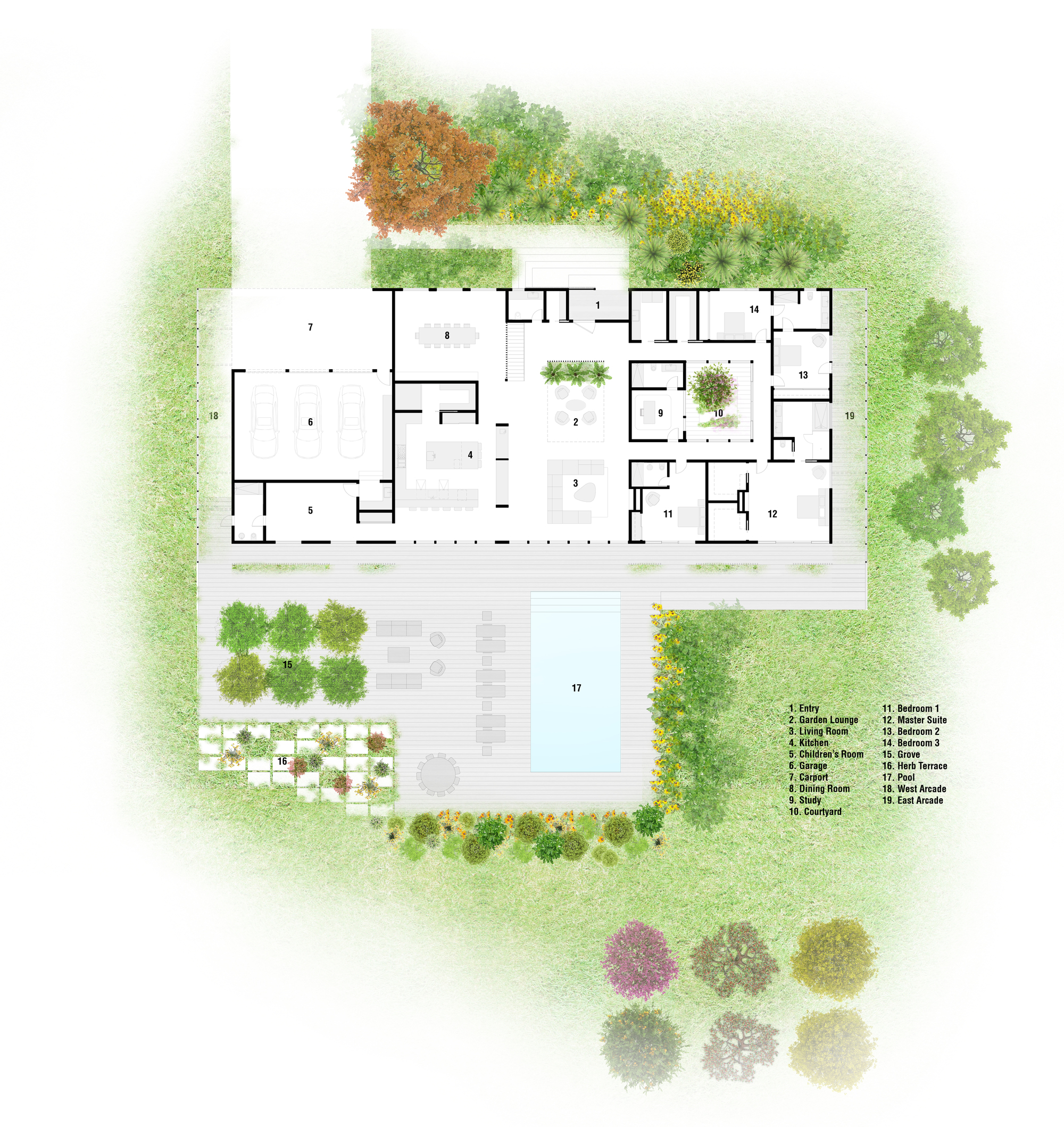 Gallery of Meadow House / Office Mian Ye - 15