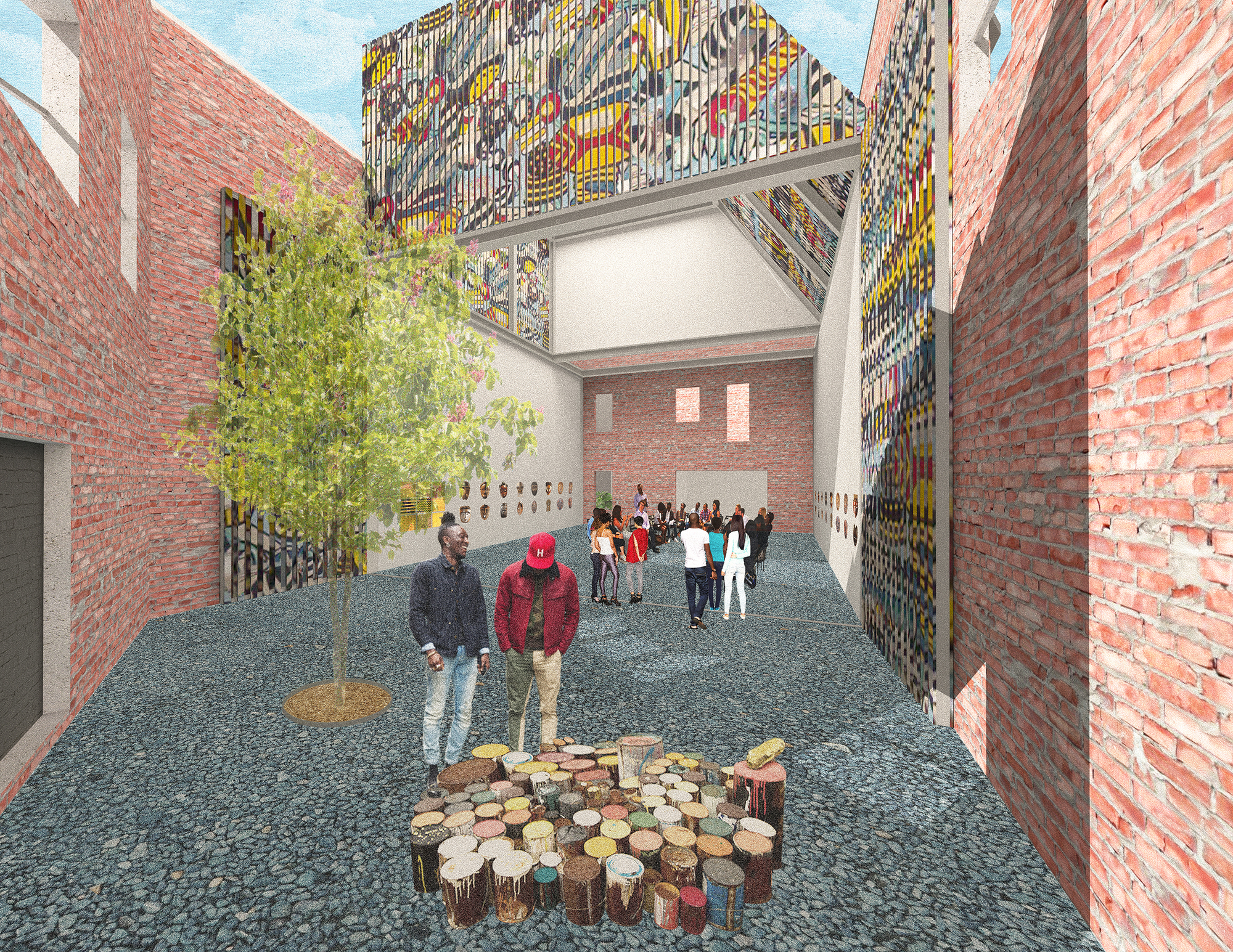 LOHA Unveils Plans for the Renovation of Detroit's African Bead Museum ...
