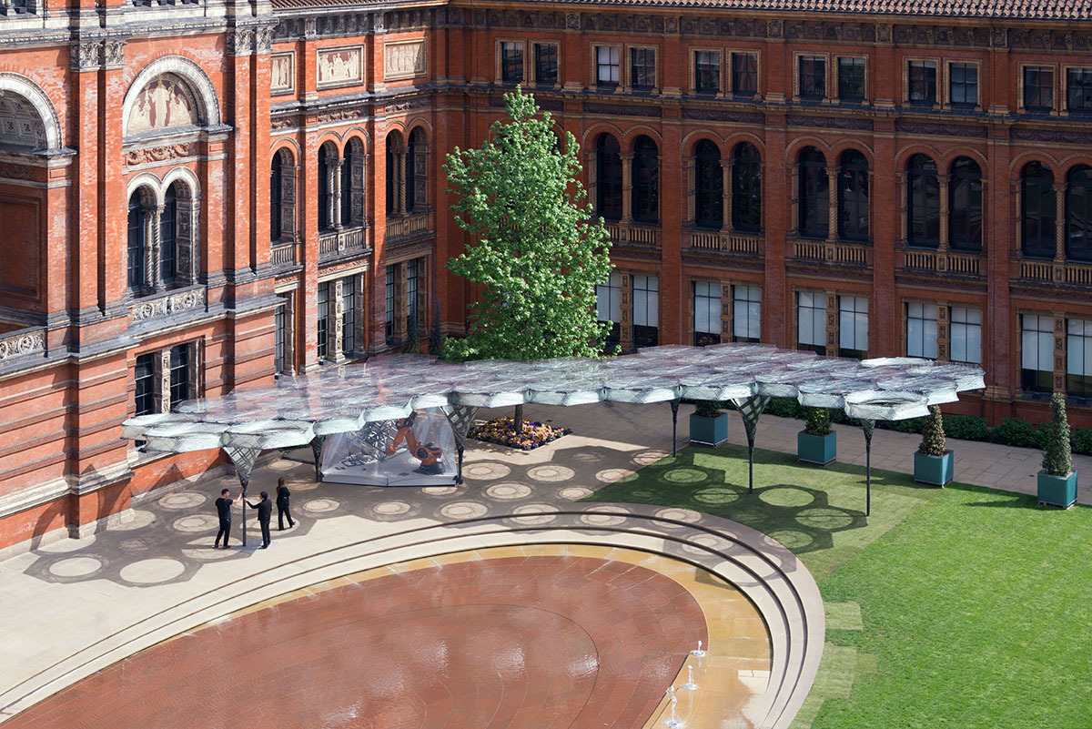 Gallery of Elytra Filament Pavilion Explores Biomimicry at London's ...