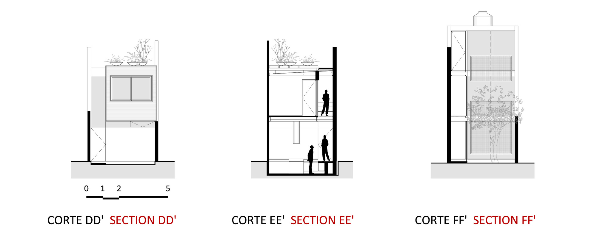 画廊 4x30 住宅 / CR2 architecture FGMF Architects - 41