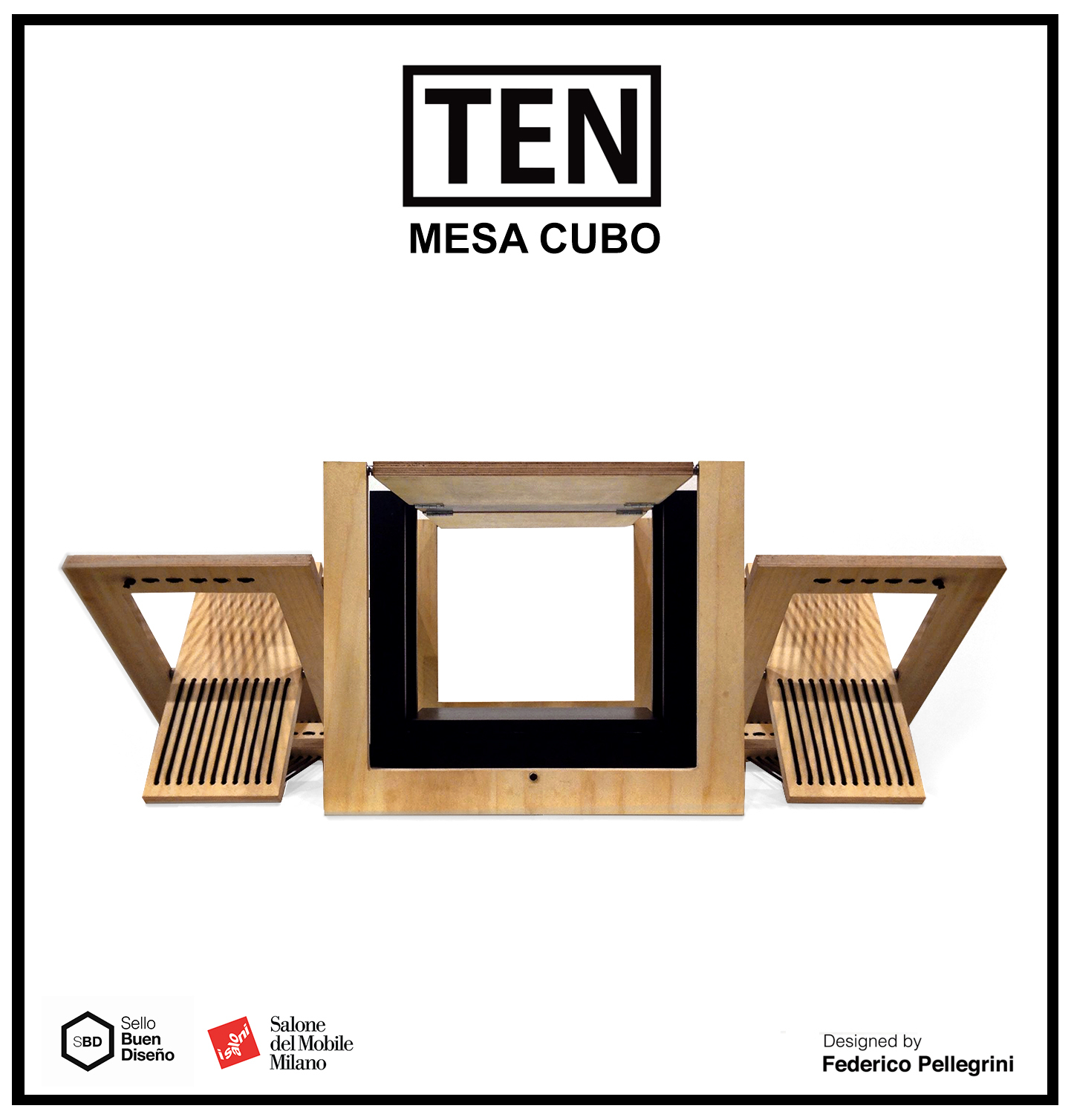 Galeria de Mesa Lateral Dobrável / TEN Muebles - 25