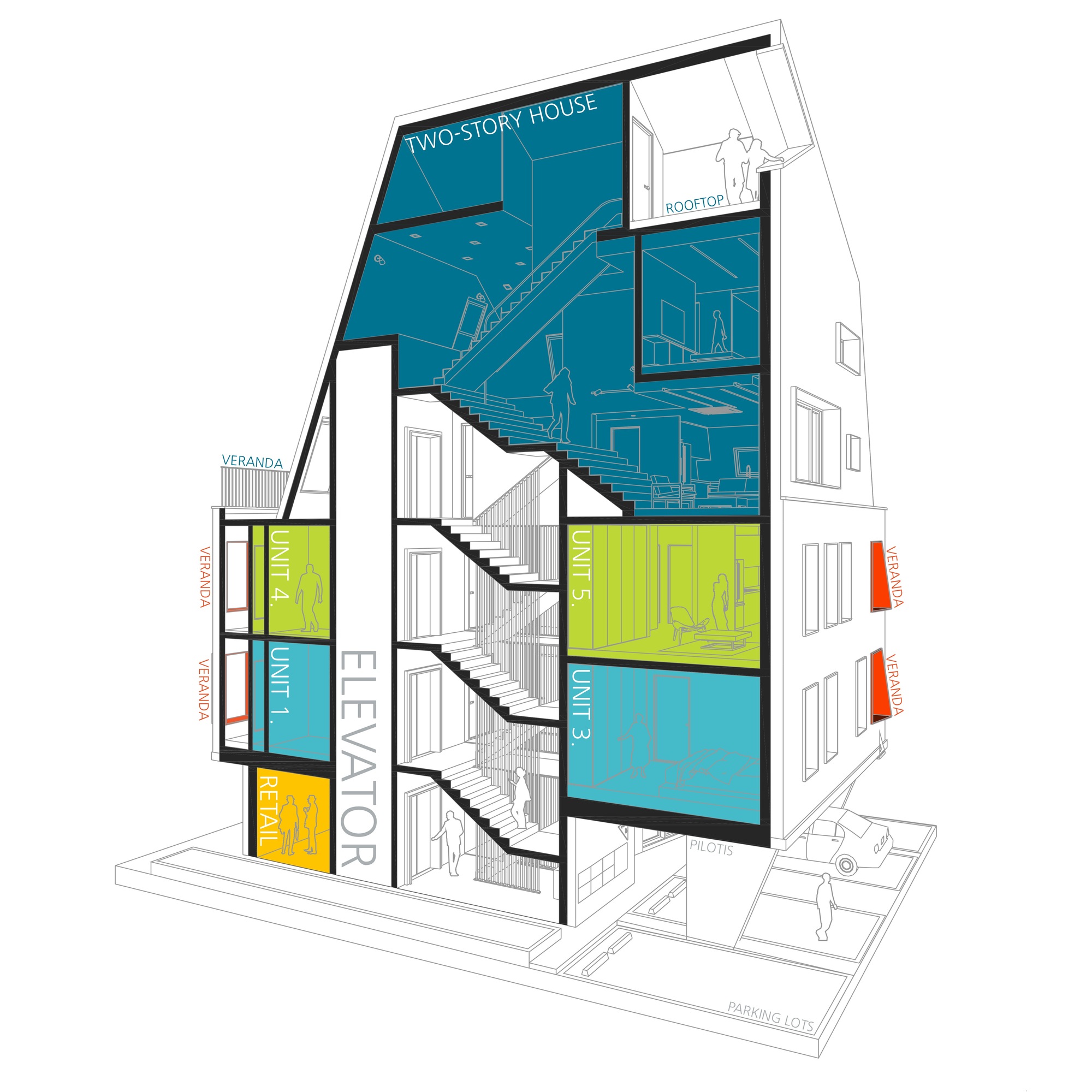 Gallery of White Edge on Brick / Designband YOAP Architects - 30