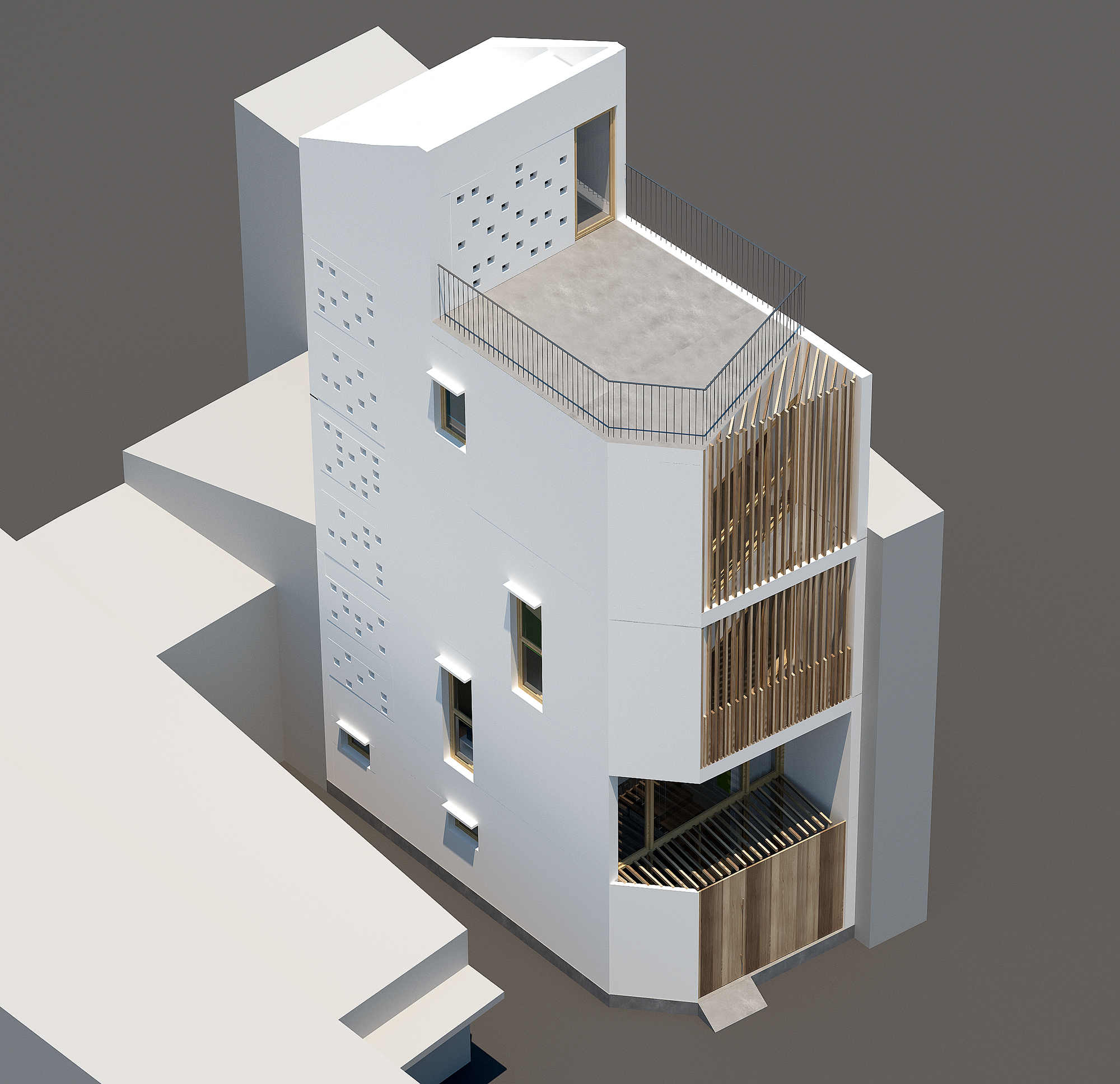 Gallery of Micro Town House 4x8m / MM++ architects - 17