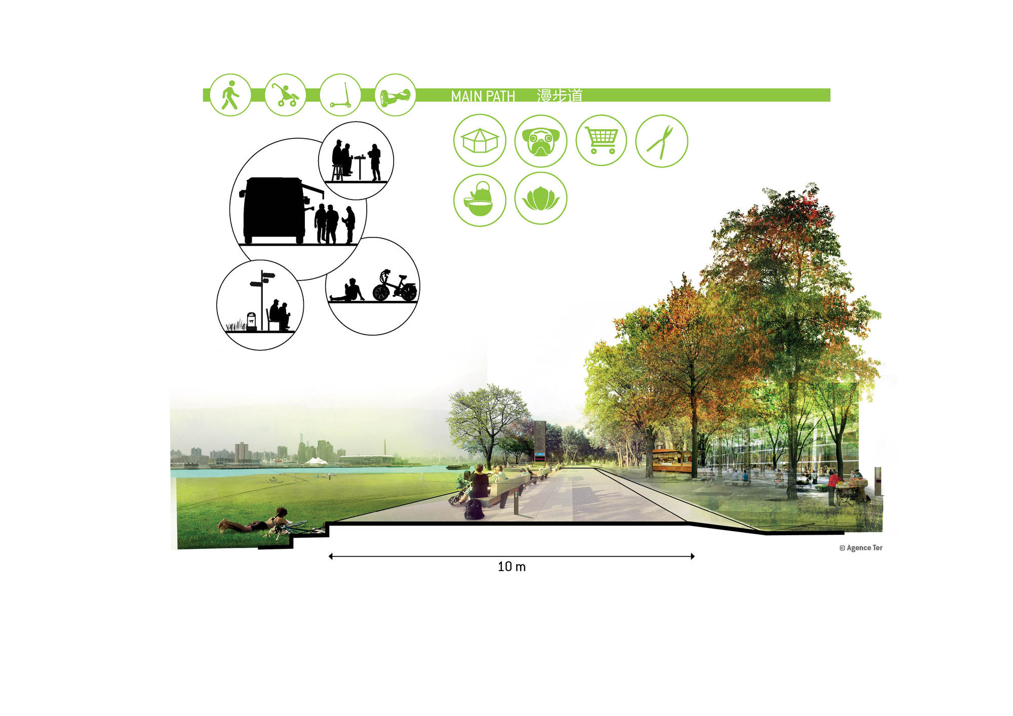 Gallery of Agence Ter Proposes 350 Hectares of Parkland Along the East ...