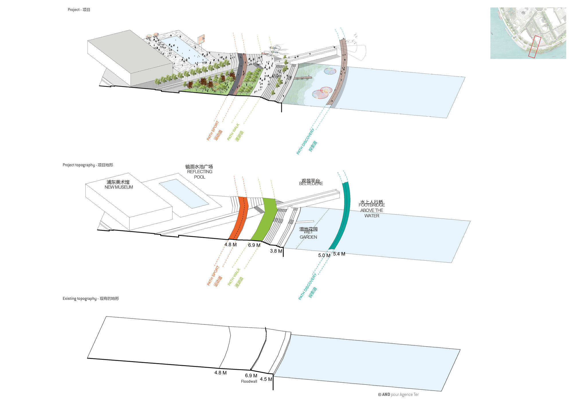 Galeria de Agence Ter propõe parque ao longo do rio Huangpu em Xangai - 33