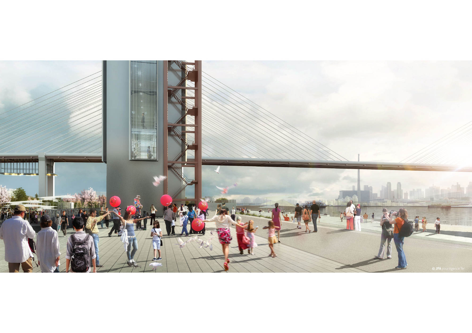 Galeria de Agence Ter propõe parque ao longo do rio Huangpu em Xangai - 14