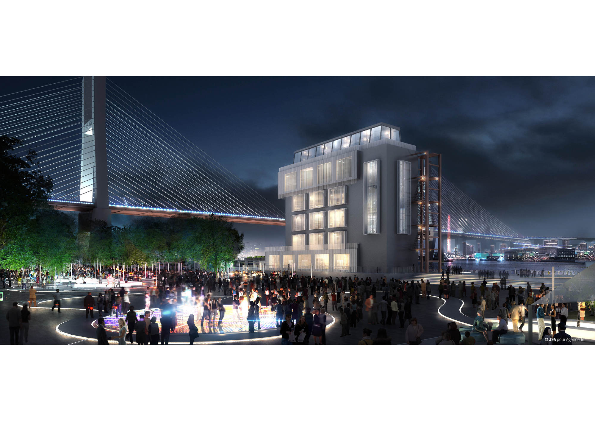 Galeria de Agence Ter propõe parque ao longo do rio Huangpu em Xangai - 10