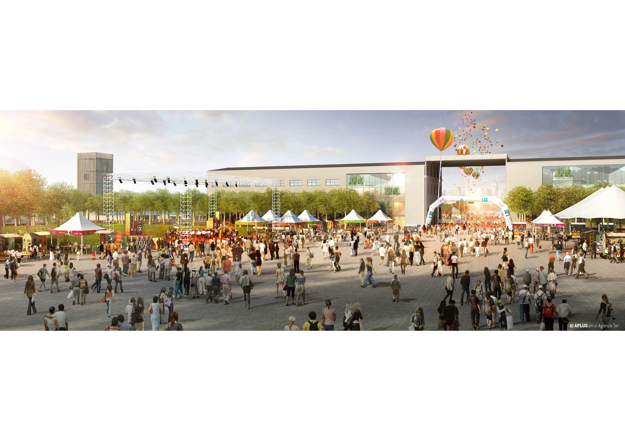 Galeria de Agence Ter propõe parque ao longo do rio Huangpu em Xangai - 9