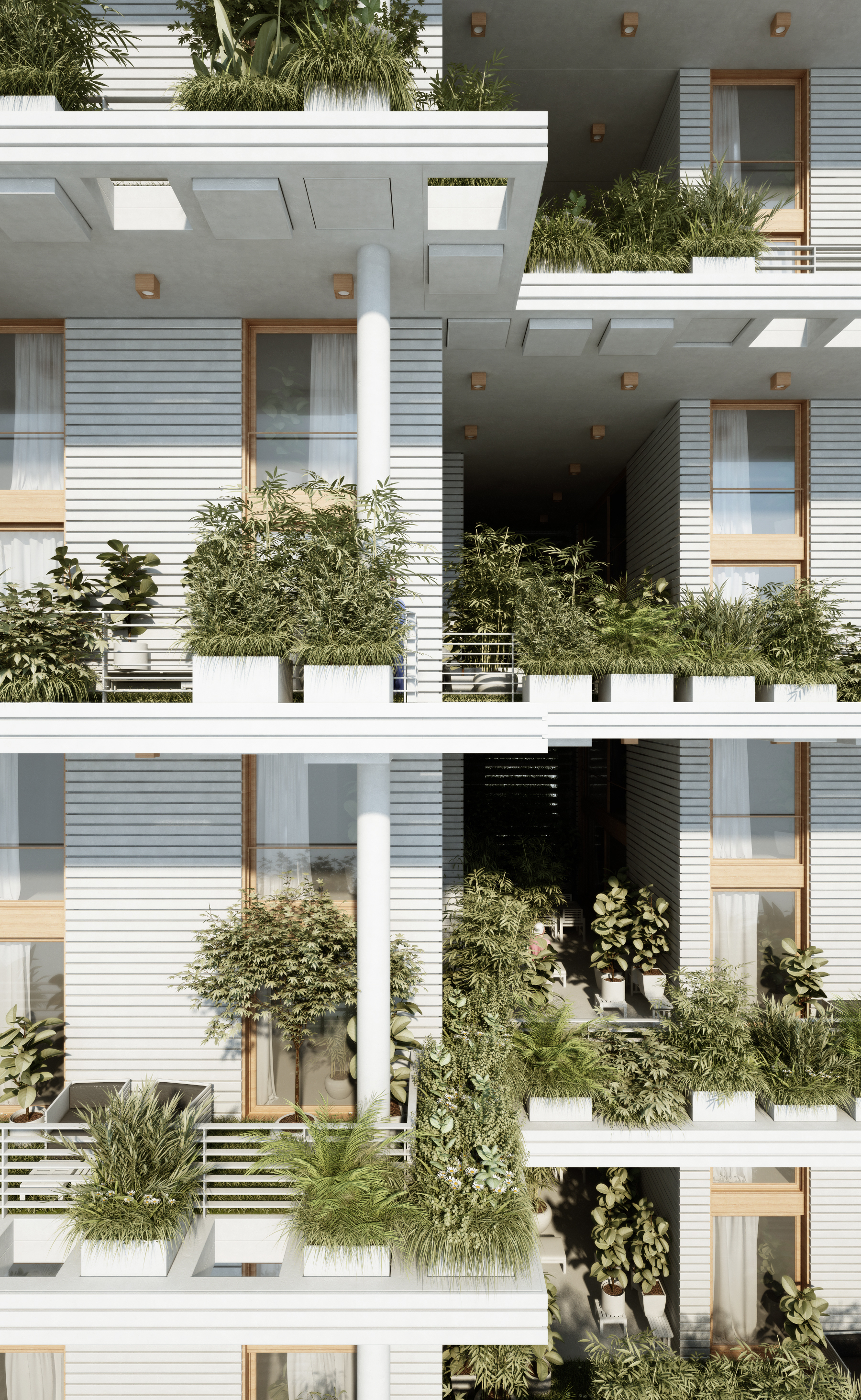 Gallery of Penda Designs Sky Villas with Vertical Gardens for Hyderabad ...
