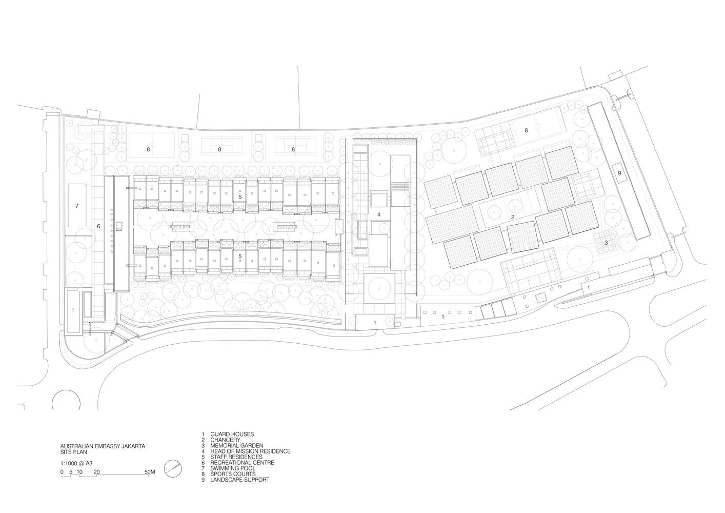 Gallery of New Australian Embassy Jakarta / Denton Corker Marshall - 44