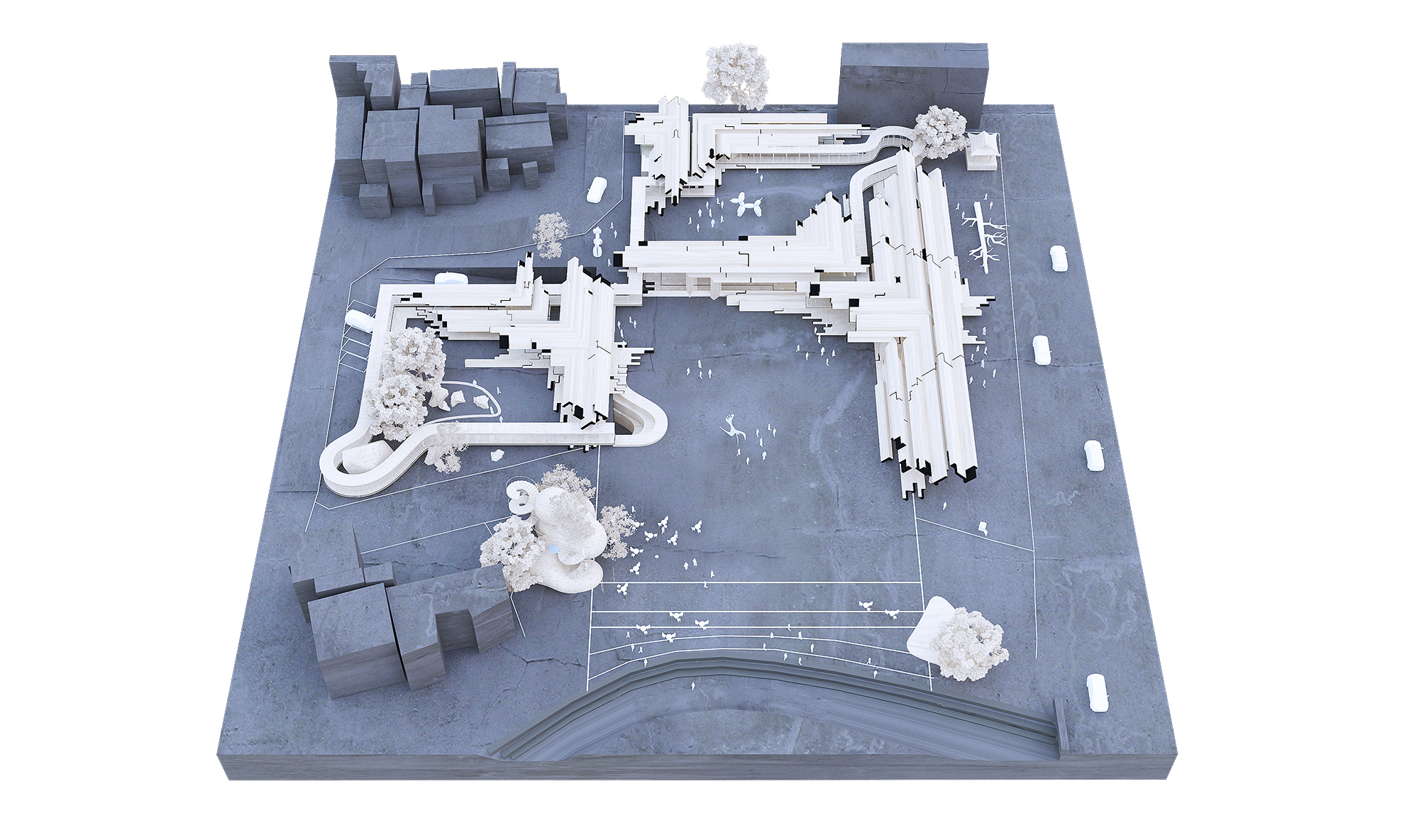 Gallery of Gilles Retsin Architecture Unveils Design for Suncheon Art ...