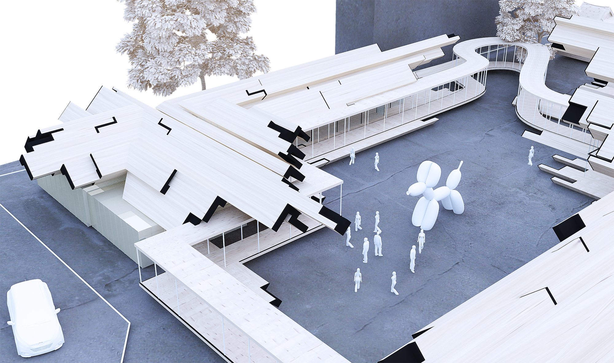 Gallery of Gilles Retsin Architecture Unveils Design for Suncheon Art ...