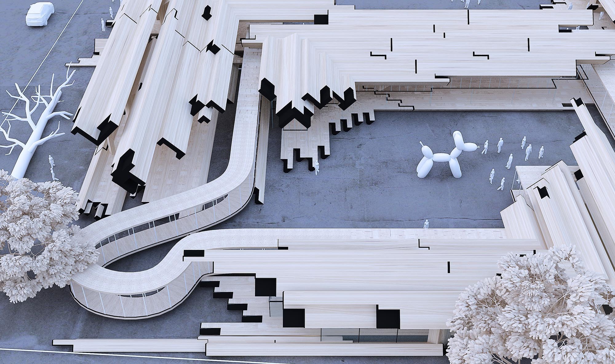 Gallery of Gilles Retsin Architecture Unveils Design for Suncheon Art ...