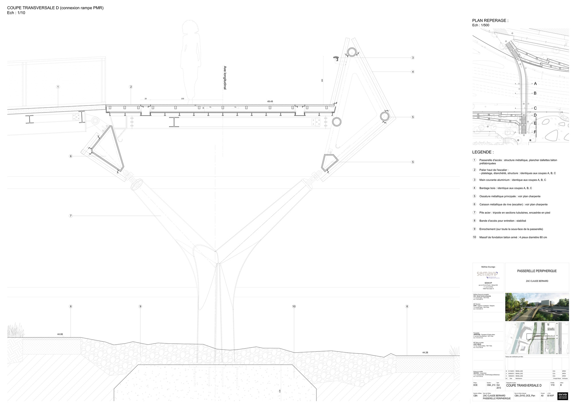 Gallery of The Claude Bernard Overpass / DVVD Engineers Architects ...