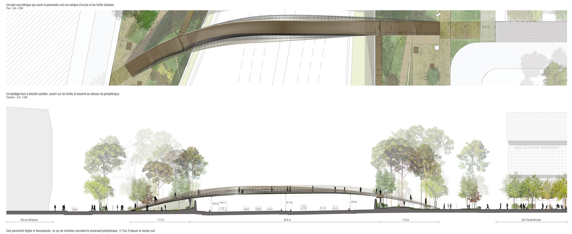 Gallery of The Claude Bernard Overpass / DVVD Engineers Architects ...