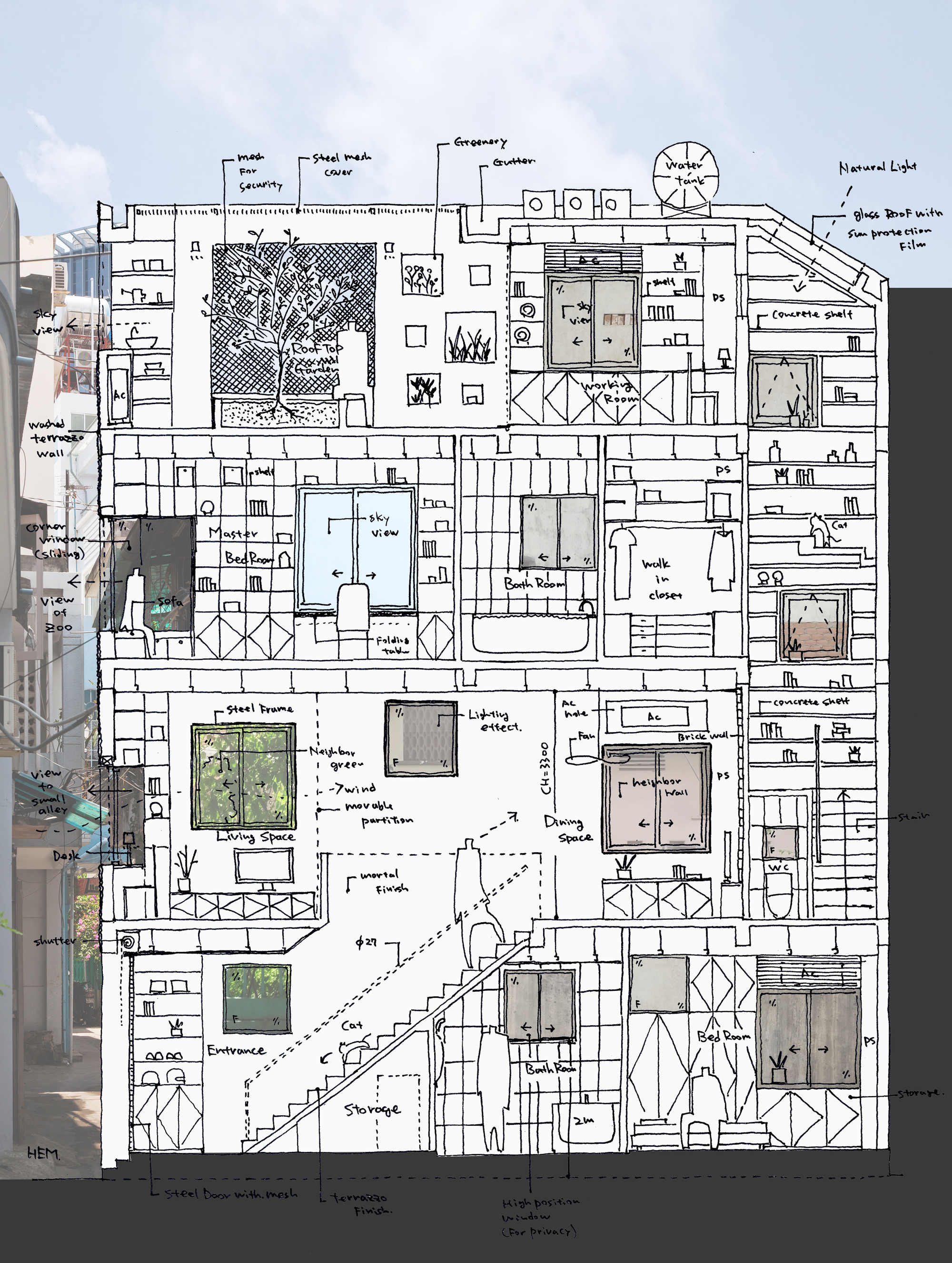 Gallery of HEM House / Sanuki Daisuke architects - 30