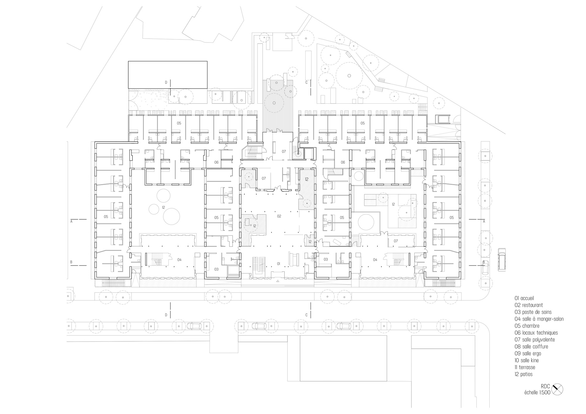 Gallery of Hospital Complex Broussais / a+ samueldelmas - 18