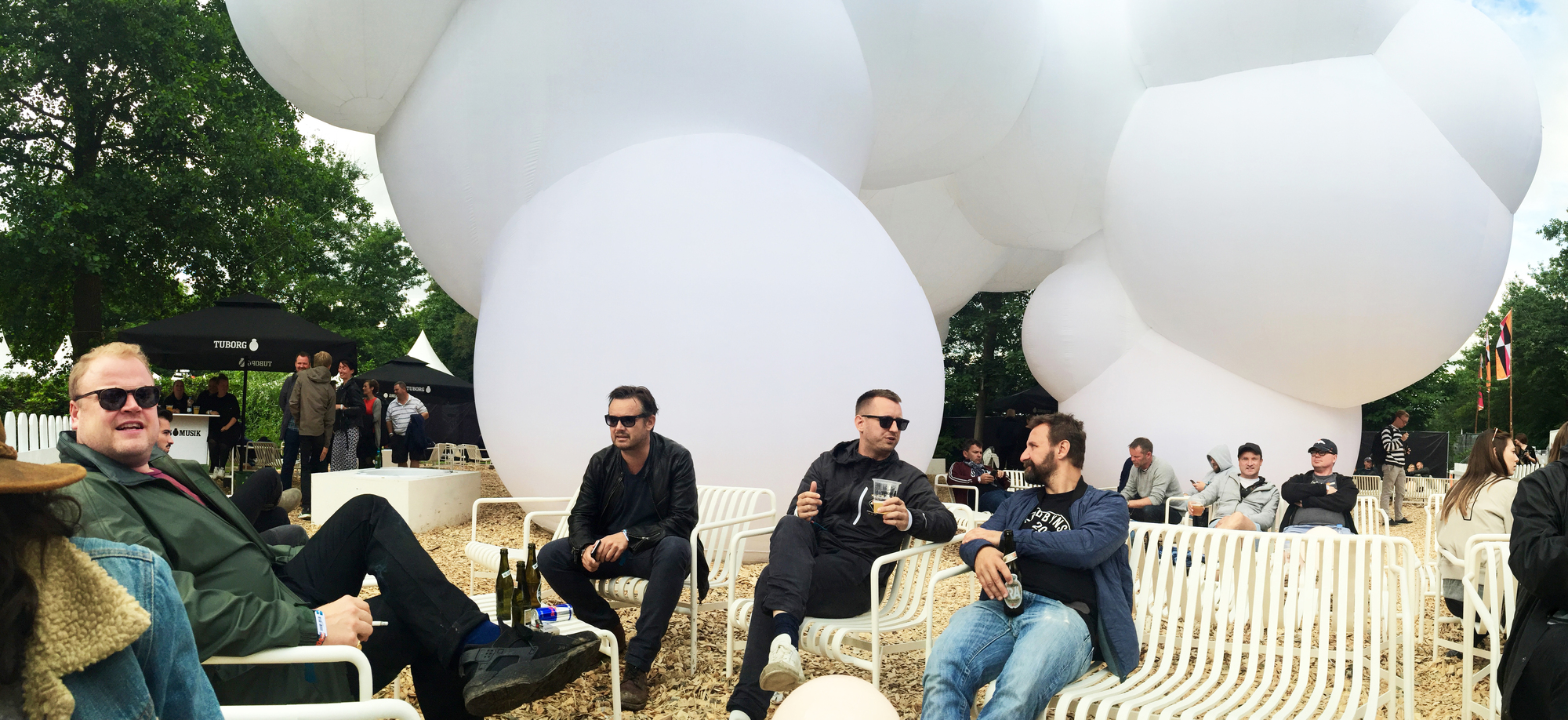 Gallery of BIG-Designed Inflatable Pavilion Lights Up Roskilde Festival ...