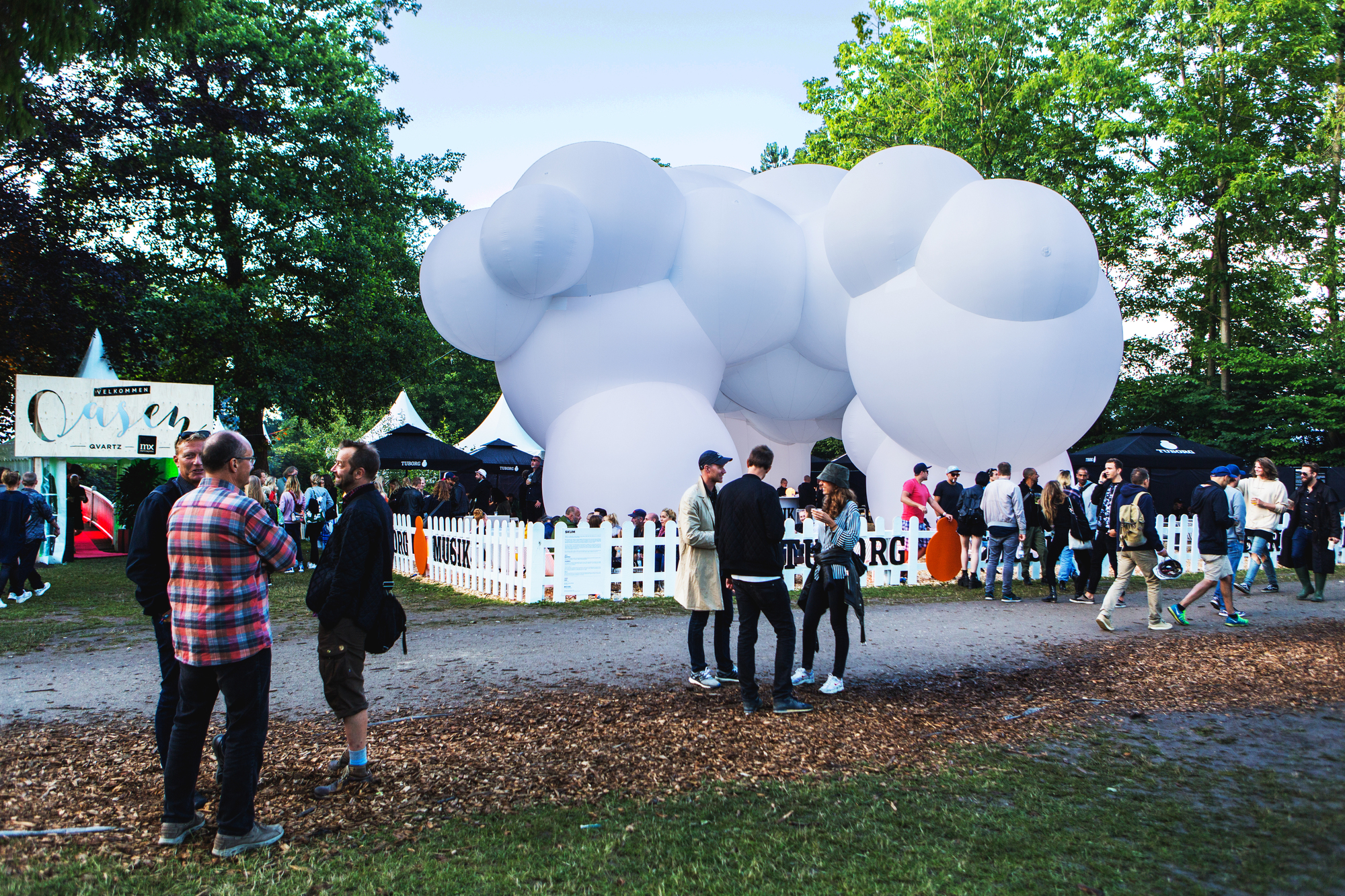 Gallery of BIG-Designed Inflatable Pavilion Lights Up Roskilde Festival - 7