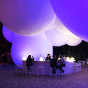 BIG-Designed Inflatable Pavilion Lights Up Roskilde Festival | ArchDaily