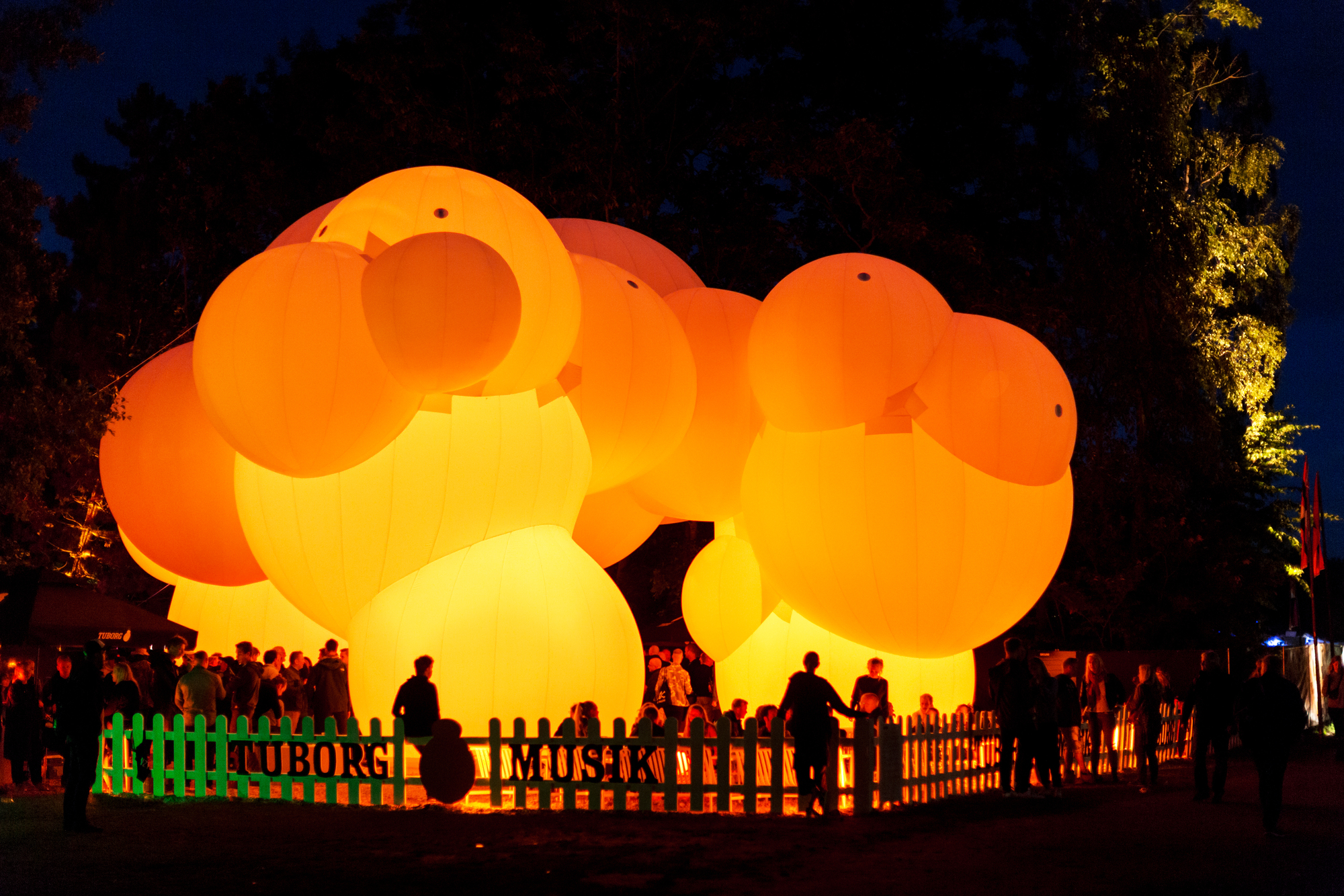 Gallery of BIG-Designed Inflatable Pavilion Lights Up Roskilde Festival - 4