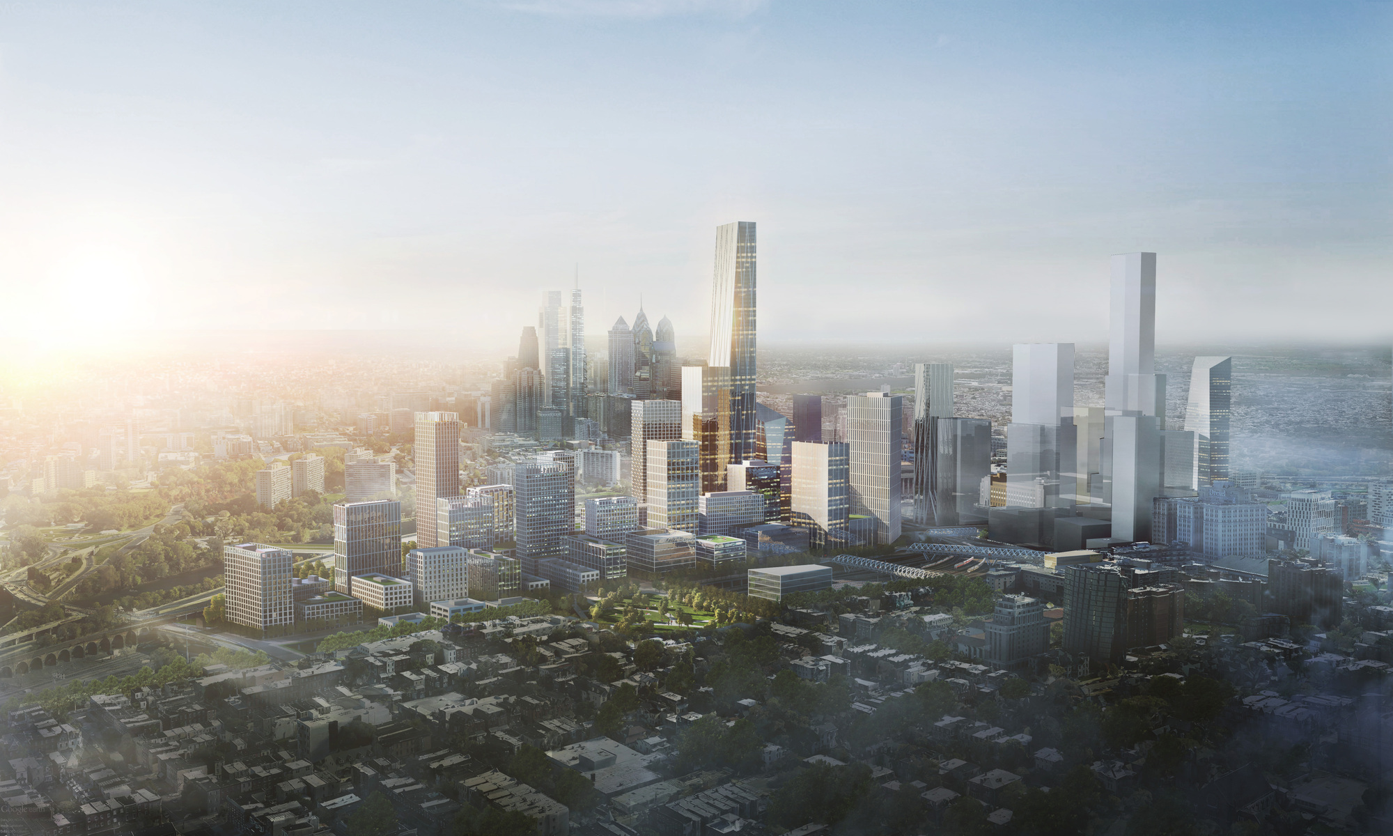 Gallery of SOM Reveals Plans for New Urban District Around Philadelphia ...