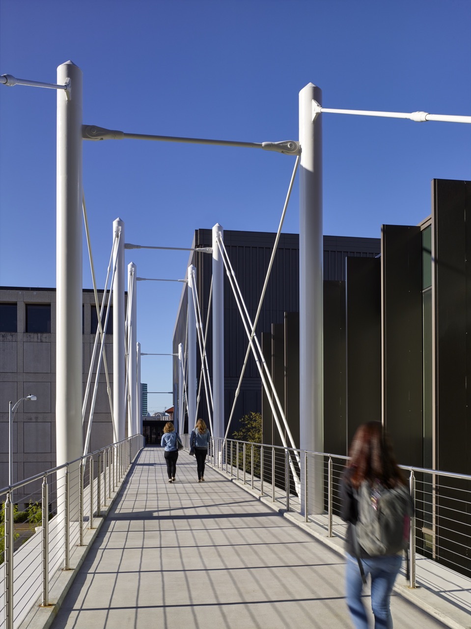 Gallery of Moody Pedestrian Bridge / Rosales + Partners Architects ...