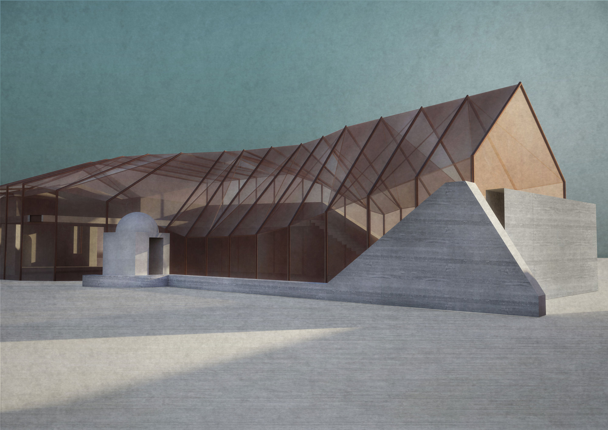 Gallery of RE: Designs Copper Colored Concrete Extension to Cyprus ...