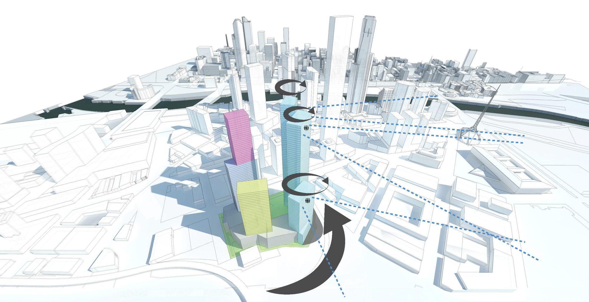 Gallery of Benoy Releases Proposal for "Family of Towers" in Melbourne ...