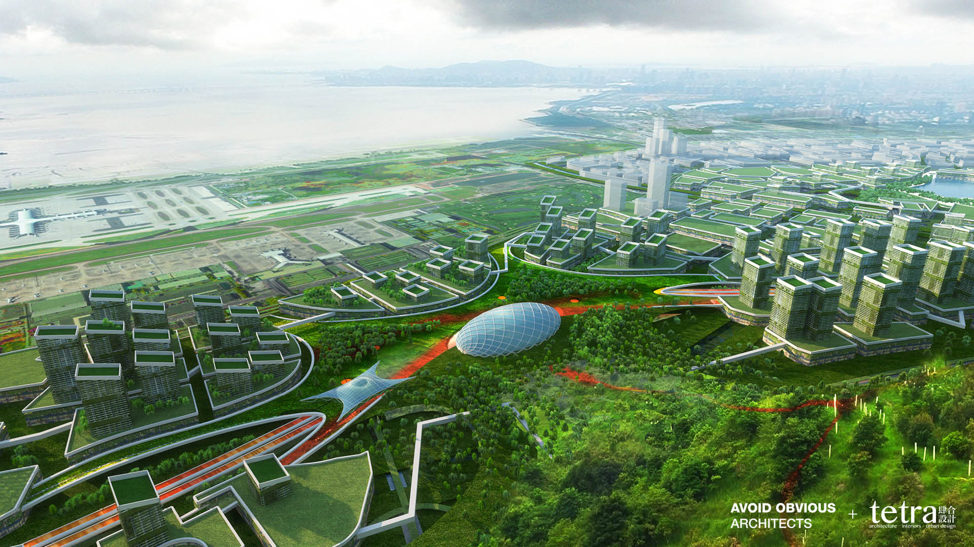 Gallery of China Envisions a Futuristic Carbon Neutral City With a ...
