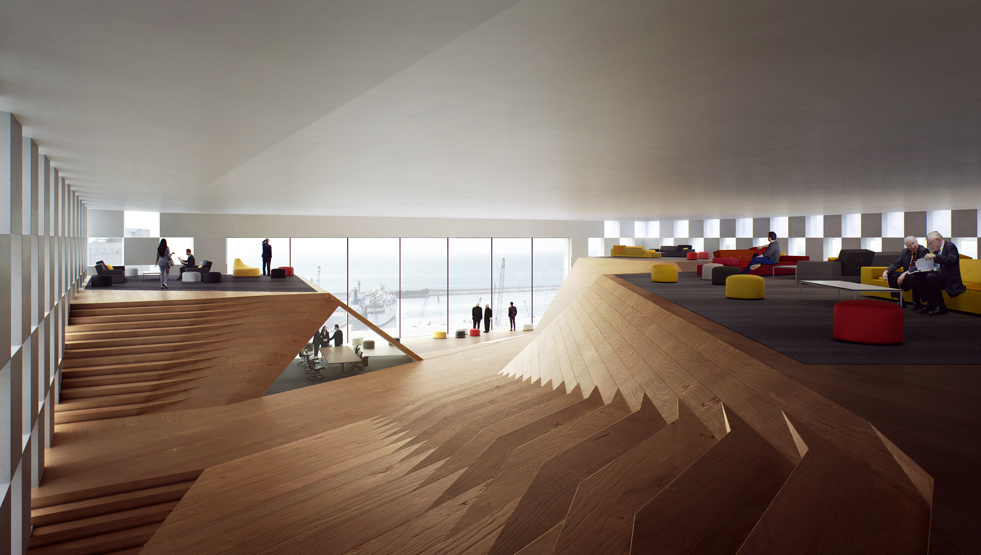 Gallery of Snøhetta's Terraced, Geometric Tower Wins Competition for ...