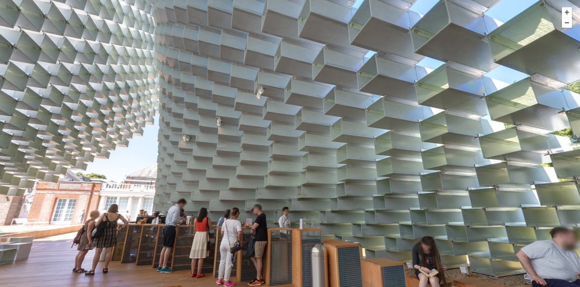 Entre No Serpentine Pavilion Do Big Com Este Panorama Em 360