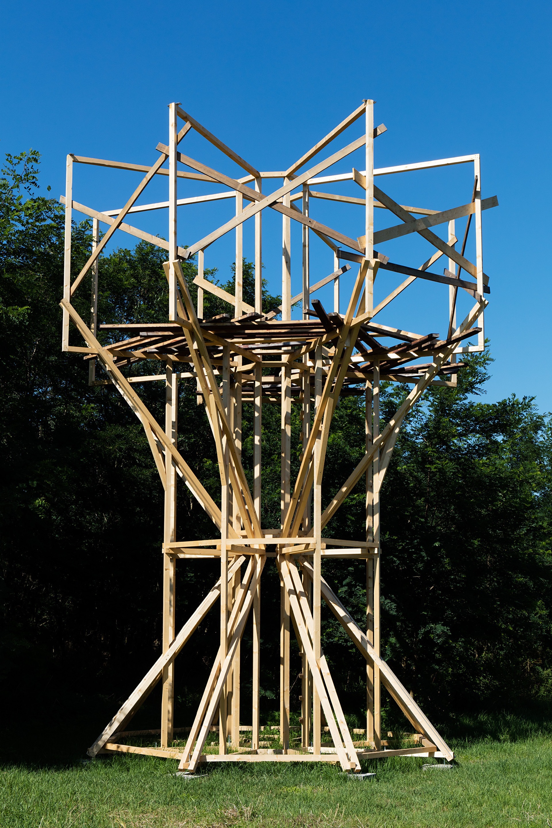 Gallery of Architects Construct Village of 14 Wooden Structures at ...