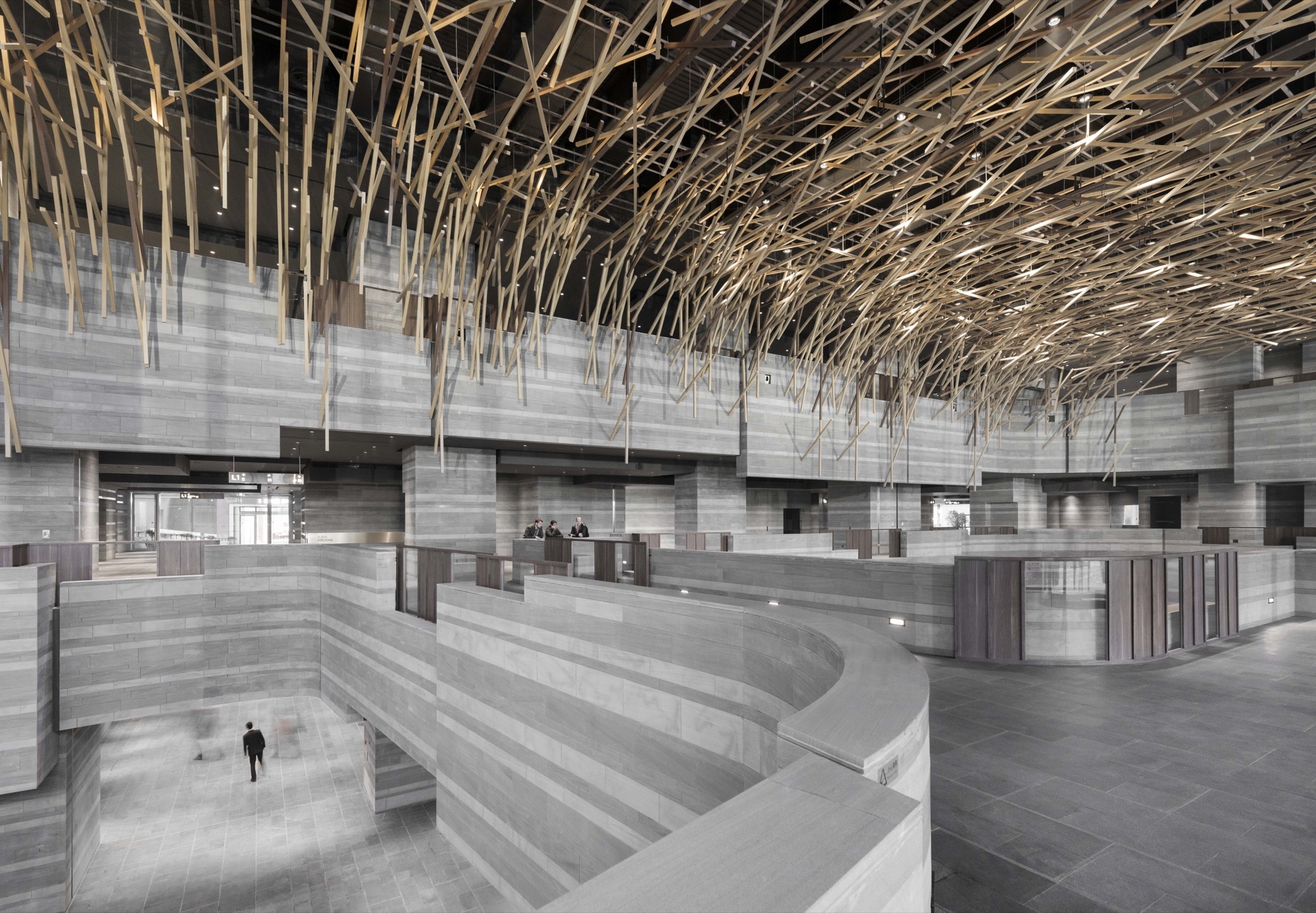 Gallery of The Hub Performance and Exhibition Center / Neri&Hu Design ...