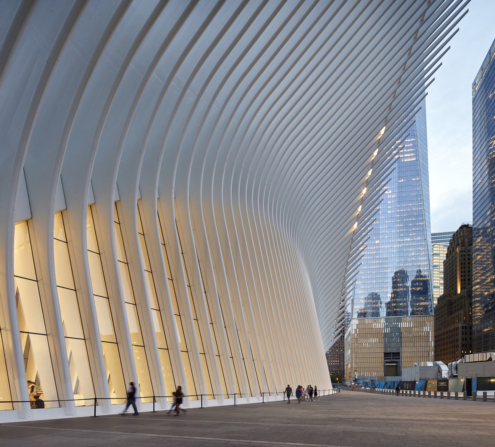Gallery of Gallery: Calatrava's WTC Transportation Hub Photographed by ...